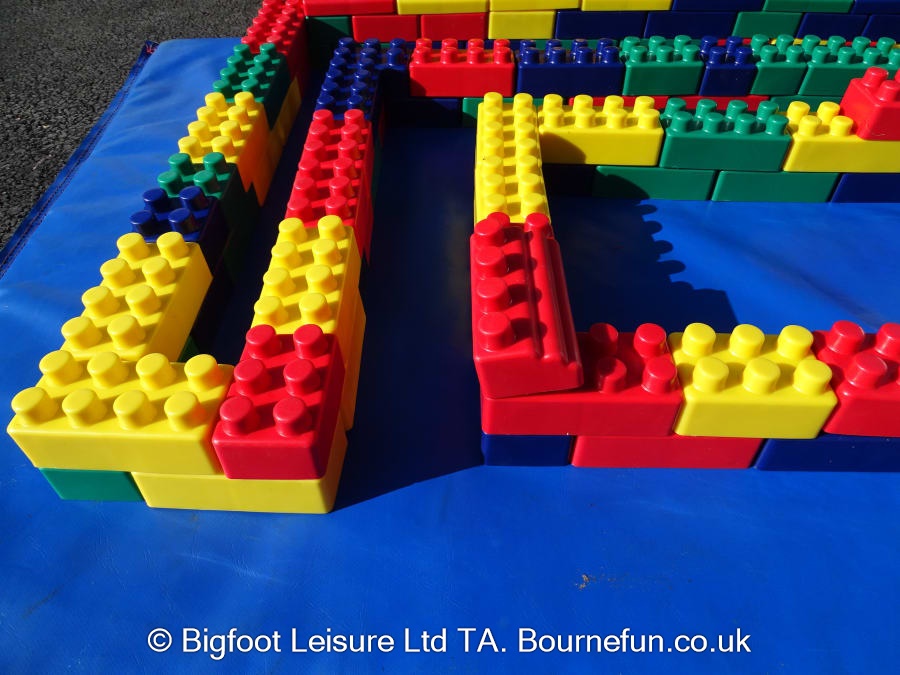 Lego Rubber Block Junior Set - Bouncy Castle Hire and soft play hire ...