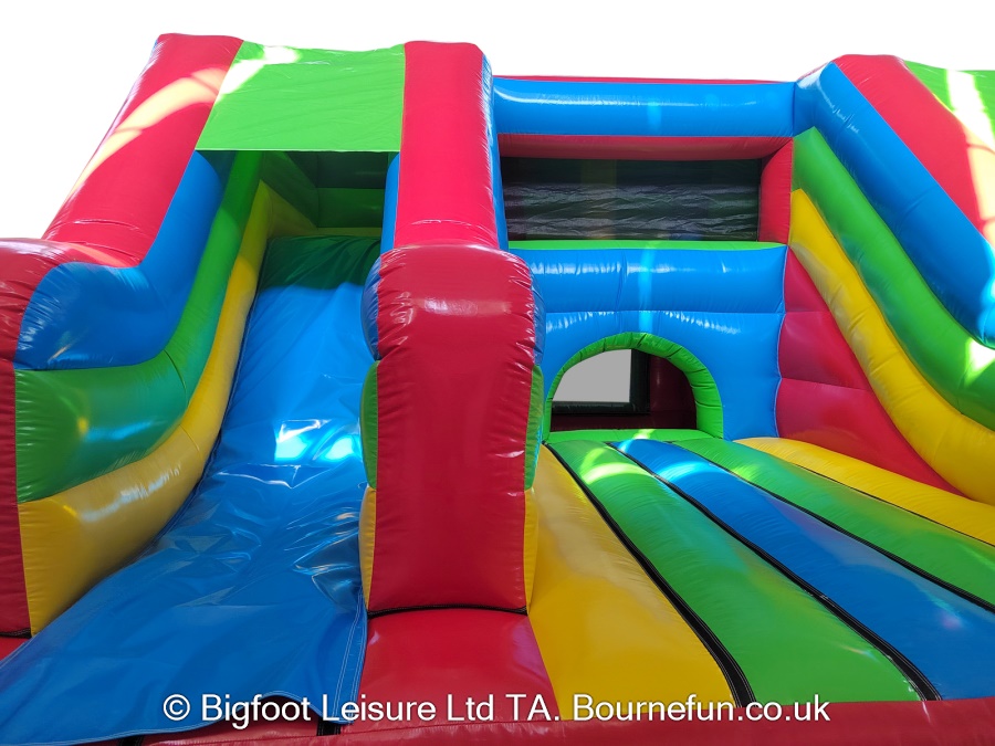 Mega Play Zone With Ski Bridge - Bouncy Castle Hire and soft play in ...